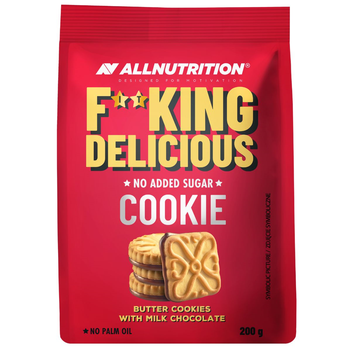 Fitking Cookie Butter Cookies With Milk Chocolate 200g - ALLNUTRITION ...