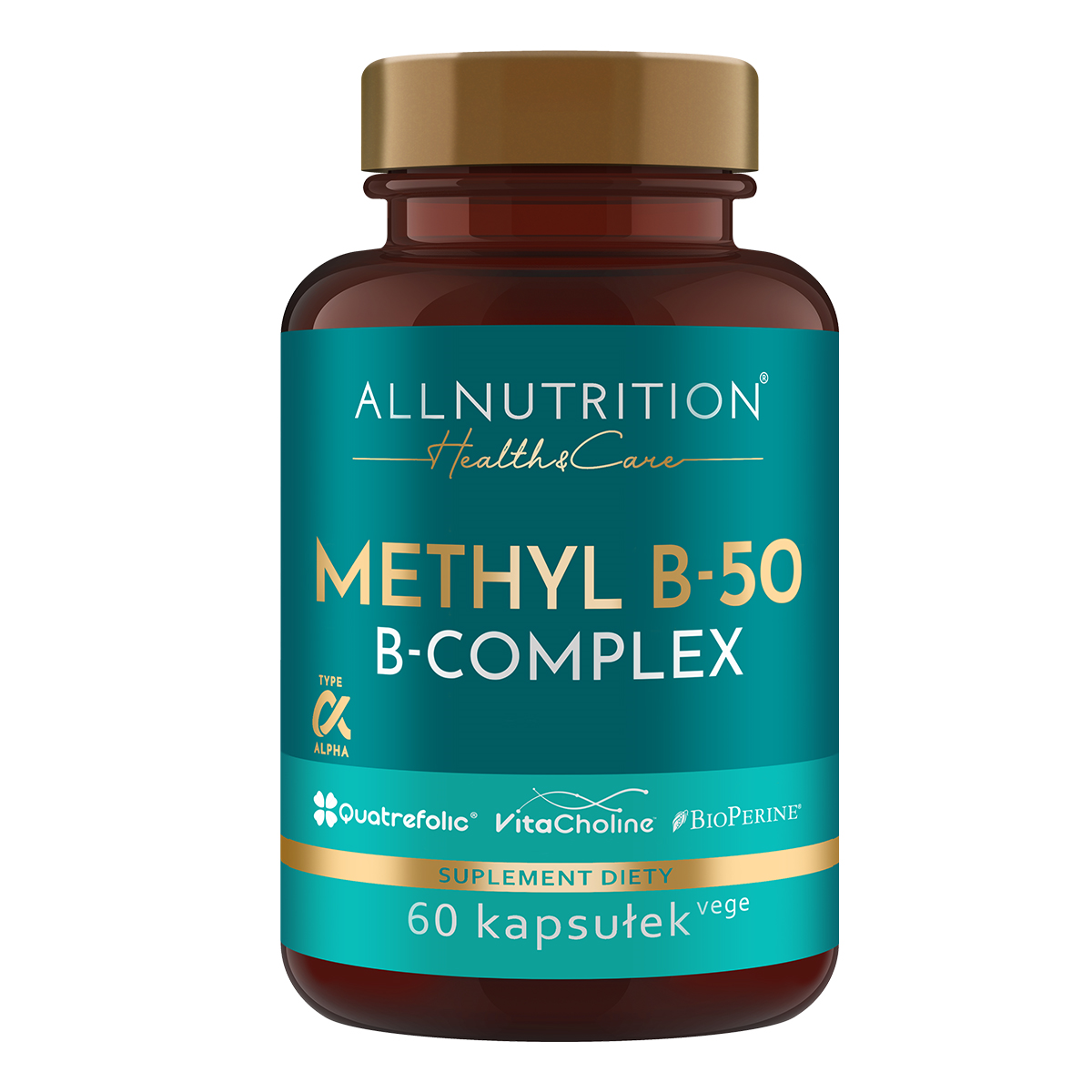 HEALTH & CARE Methyl B-50 B-complex 60 vegan capsules - ALLNUTRITION ...