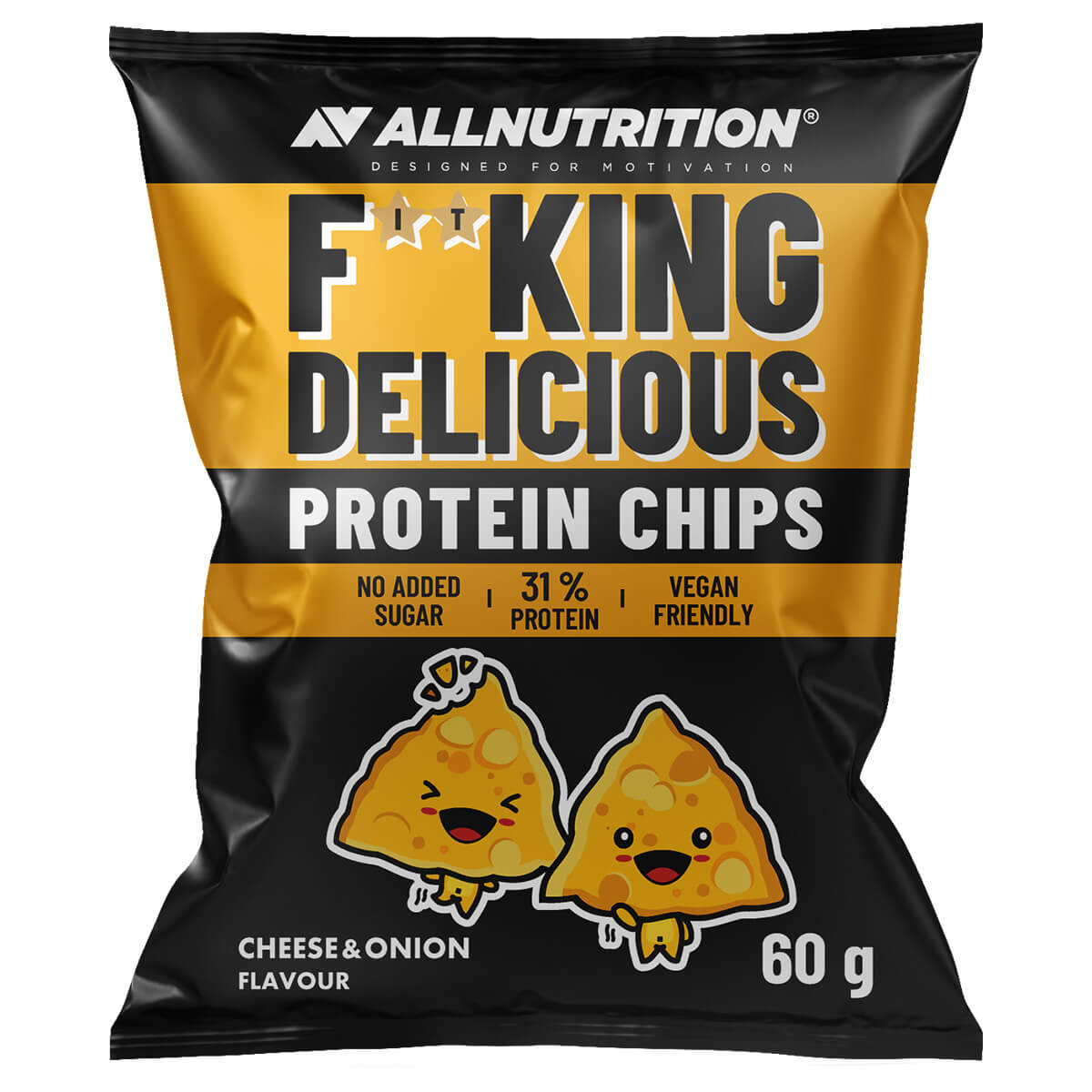 Fitking Delicious Protein Chips Cheese Onion 60g - ALLNUTRITION • 2 ...