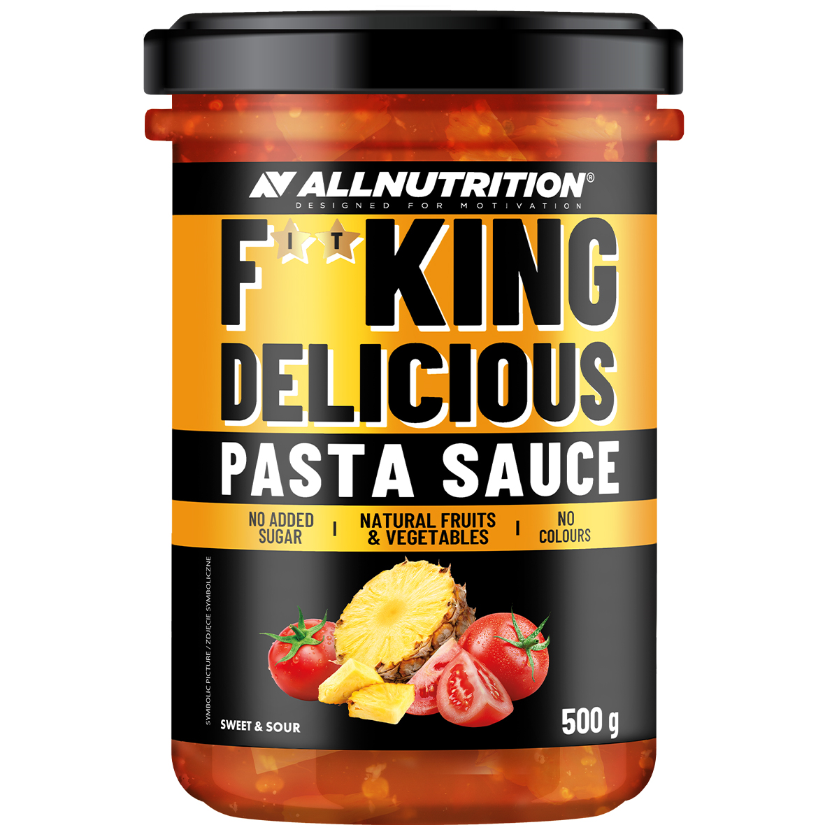FITKING DELICIOUS Pasta Sauce Sweet & Sour 500g - ALLNUTRITION • 18 ...